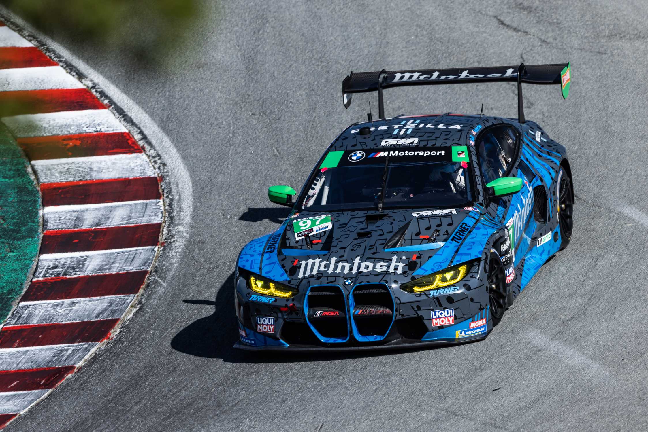 BMW M Team RLL Qualifies Seventh and Eighth at Laguna Seca. BMW M4 GT4 ...