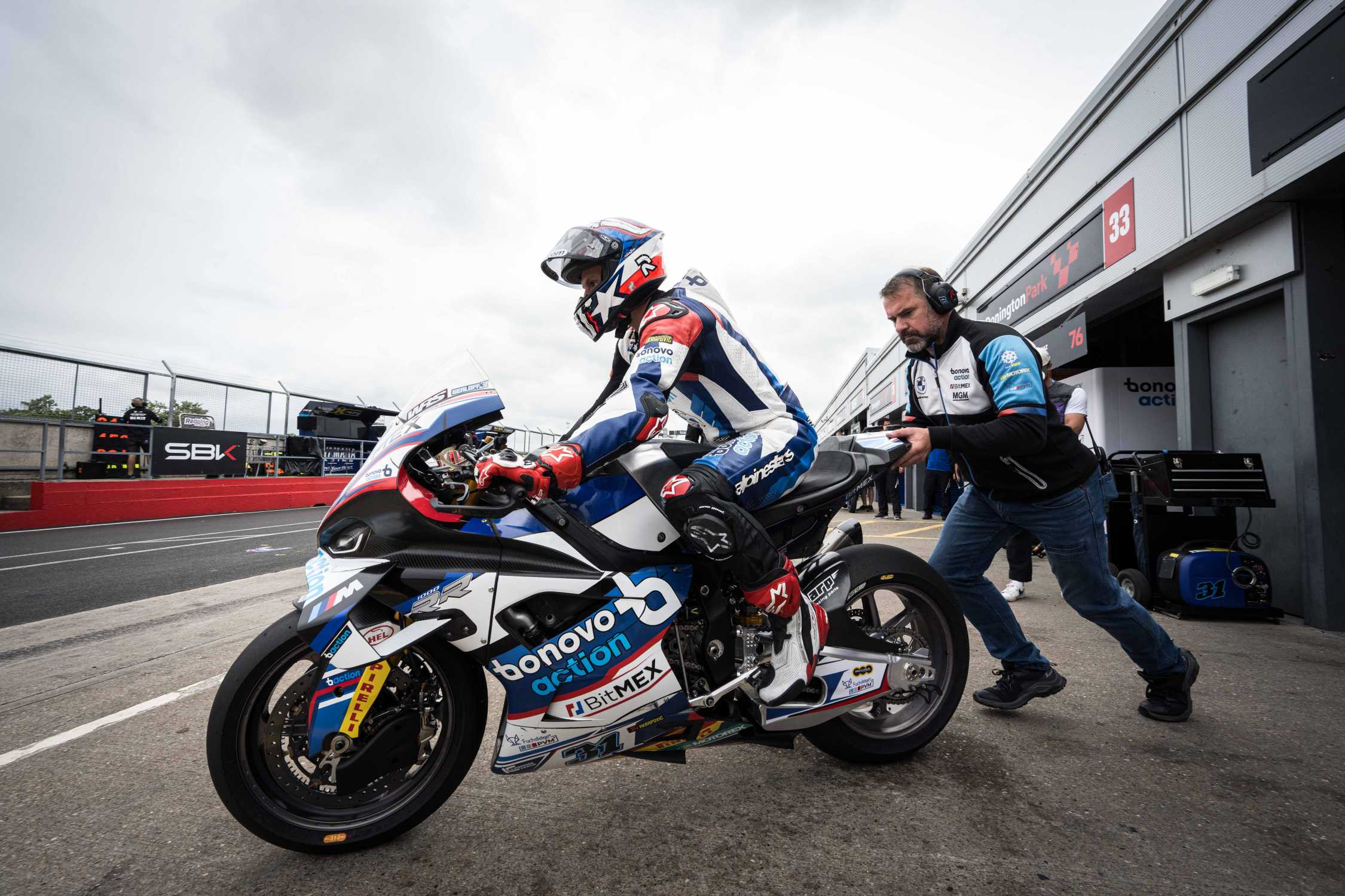 Donington (GBR), 30th June 2023. FIM Superbike World Championship ...