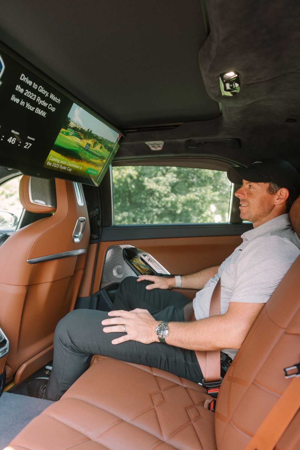 Rory McIlroy, BMW Theatre Screen (BMW 7 Series)