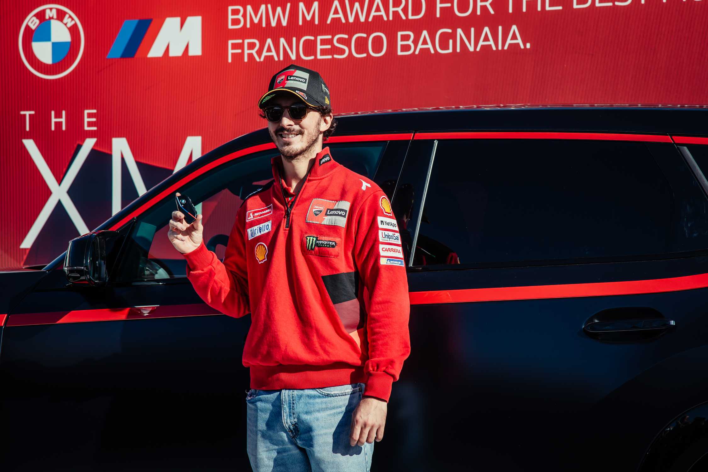 Valencia (ESP), 25th November 2023. BMW M GmbH, 2023 BMW M Award, MotoGP™. Winner Francesco ...