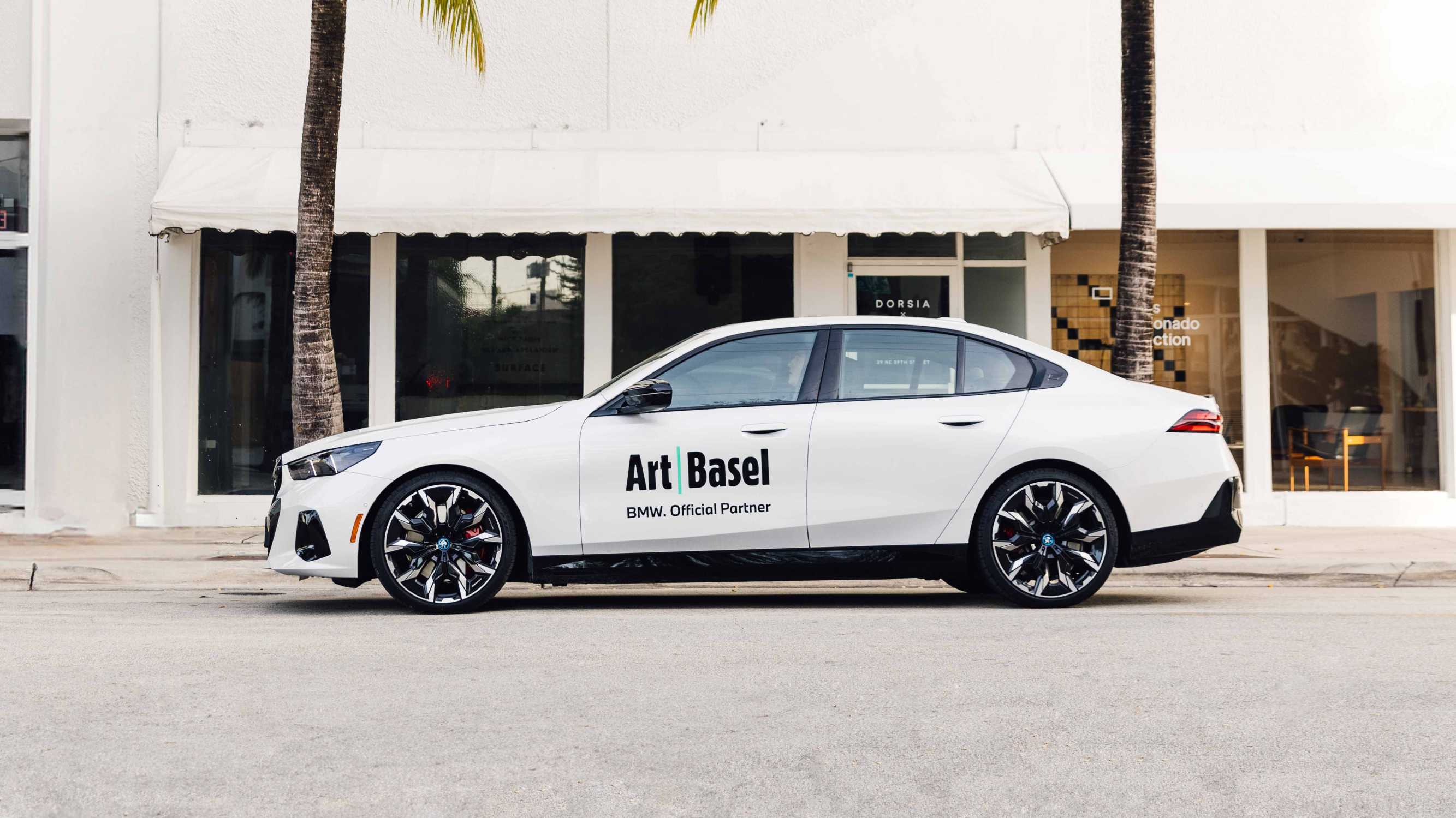 BMW VIP car service with the new 100% electric BMW i5 during Art Basel in Miami Beach 2023. (12/ ...