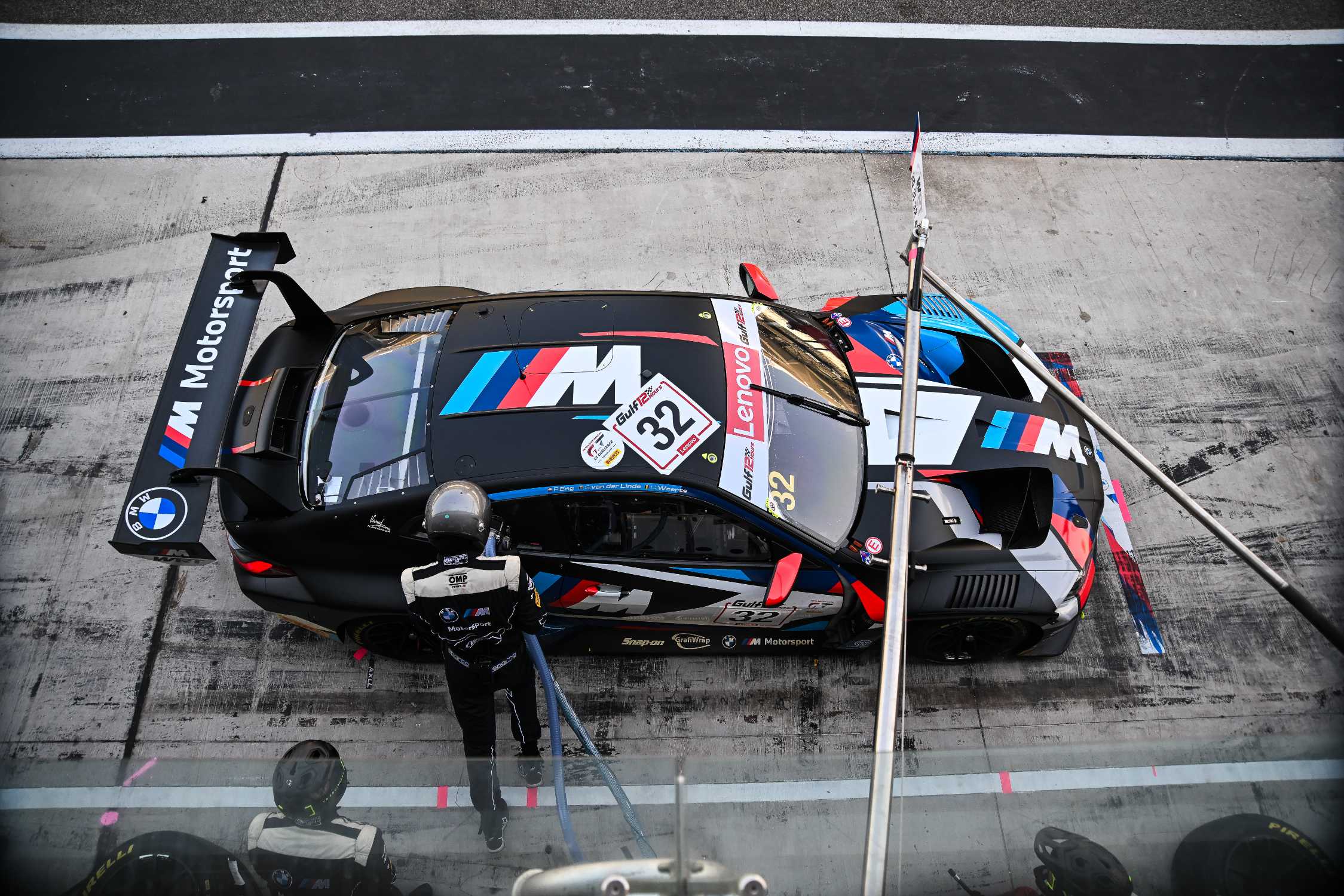 Abu Dhabi (UAE), 8th to 10th December 2023. BMW M Motorsport ...