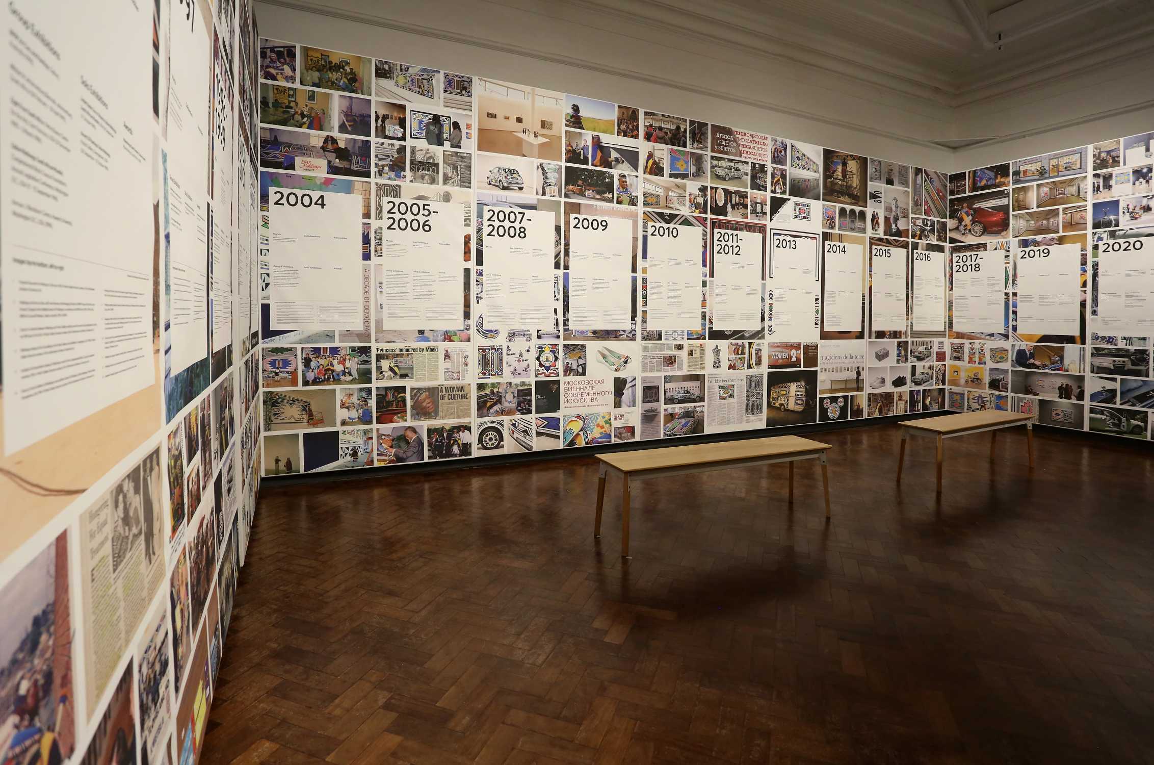 Then I Knew I Was Good at Painting": Esther Mahlangu. A Retrospective. Exhibition view, Iziko ...