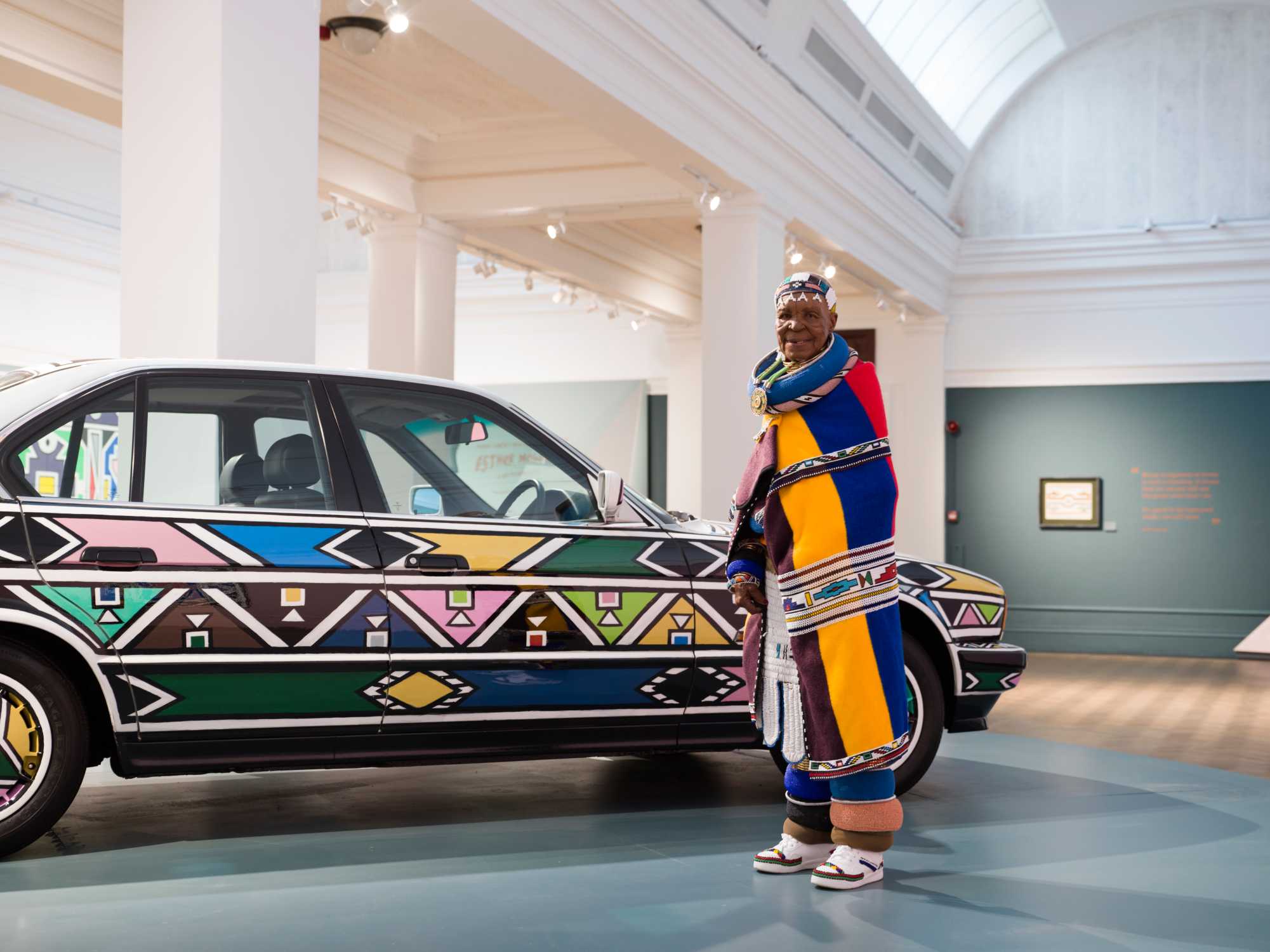 "Then I Knew I Was Good at Painting": Esther Mahlangu. A Retrospective. Artist Esther Mahlangu ...