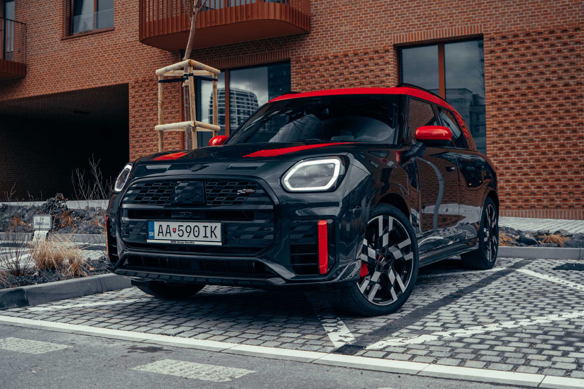MINI Countryman JCW ALL4 - Legend Grey// Vescin/cord combination JCW ...