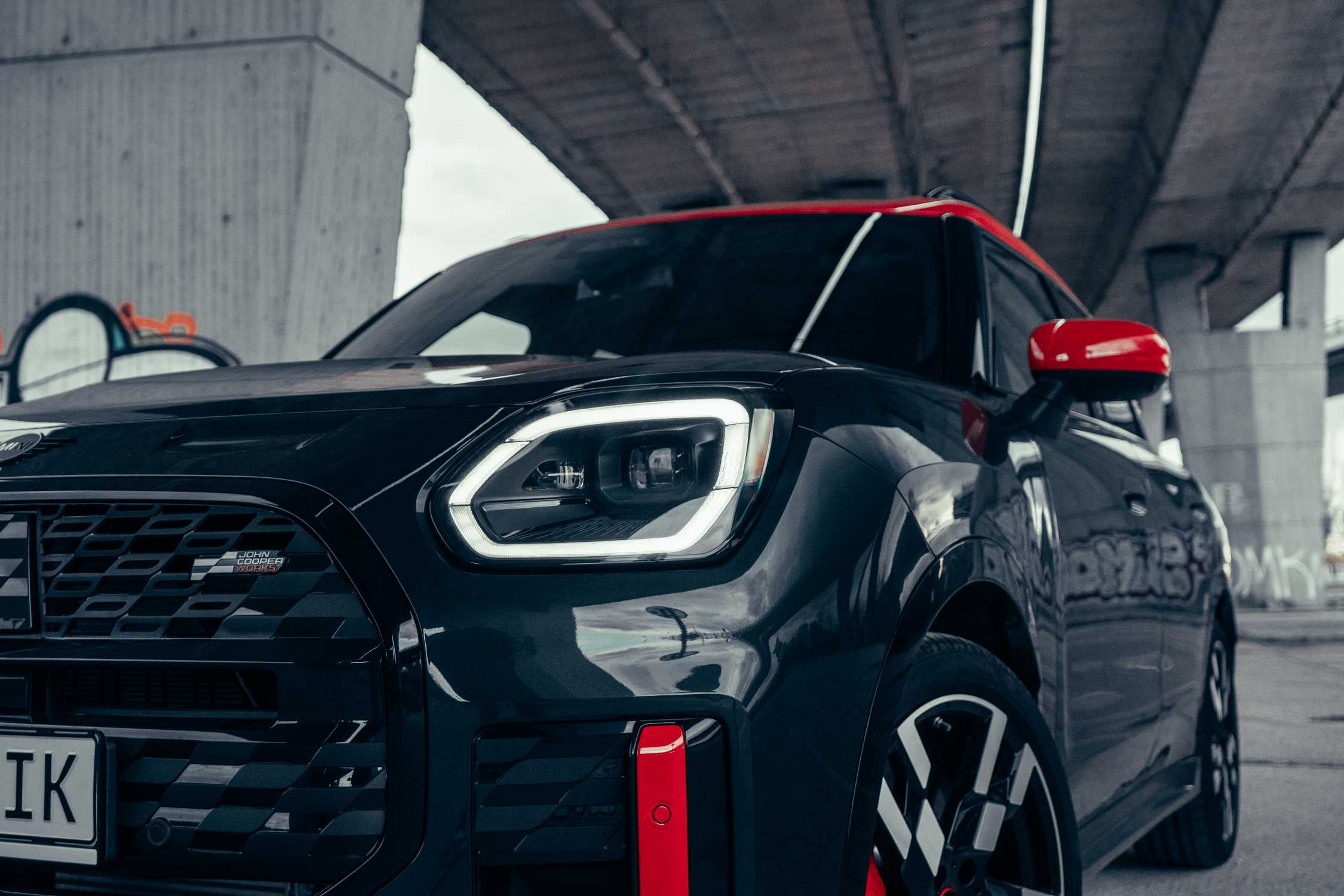 MINI Countryman JCW ALL4 - Legend Grey// Vescin/cord combination JCW ...