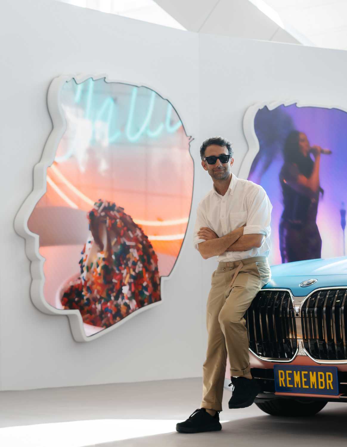 Artist Alex Israel and his AI video installation REMEMBR, inspired by ...