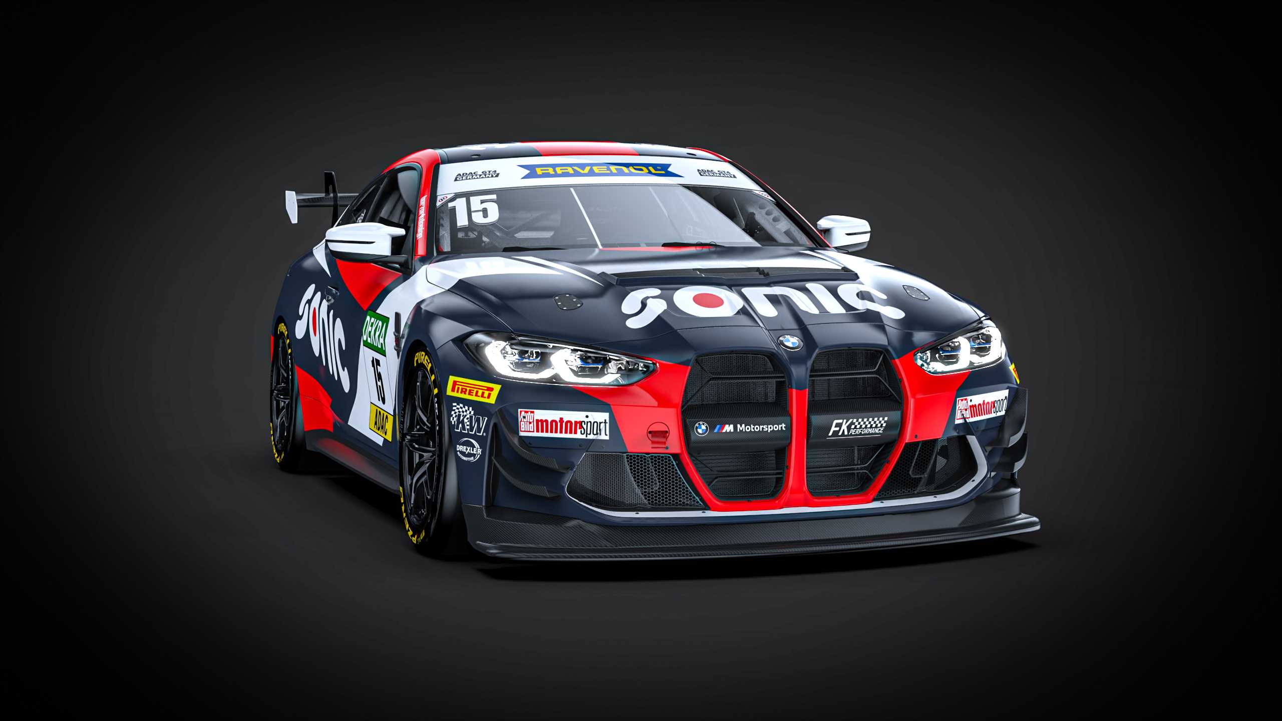 Munich (GER), 9 April 2024. FK Performance Motorsport, BMW M4 GT4, ADAC GT4 Germany, livery, design.