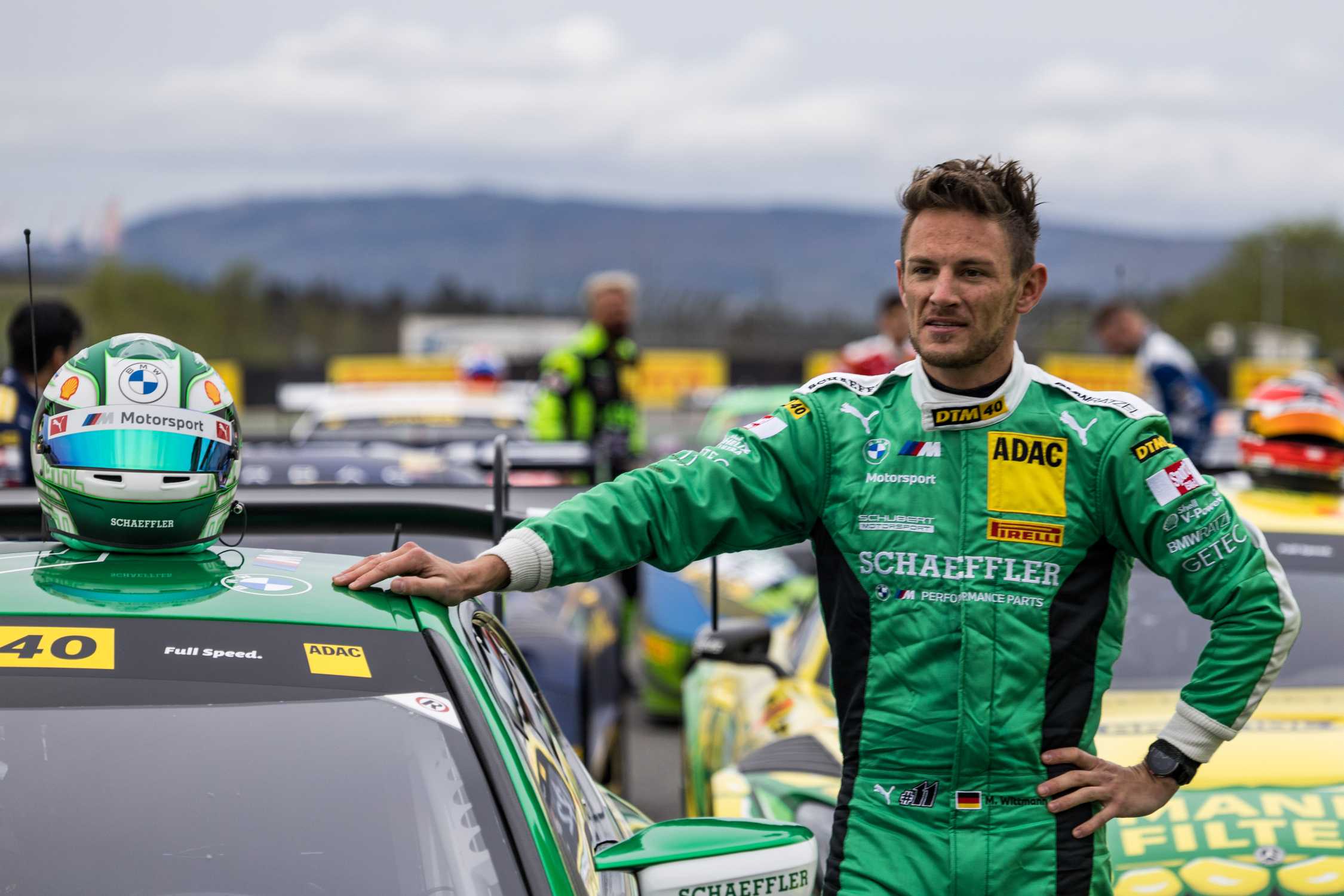 Hockenheim (GER), 9-10 April 2024. DTM, ADAC Motorsport, Schubert Motorsport, #11 BMW M4 GT3 ...