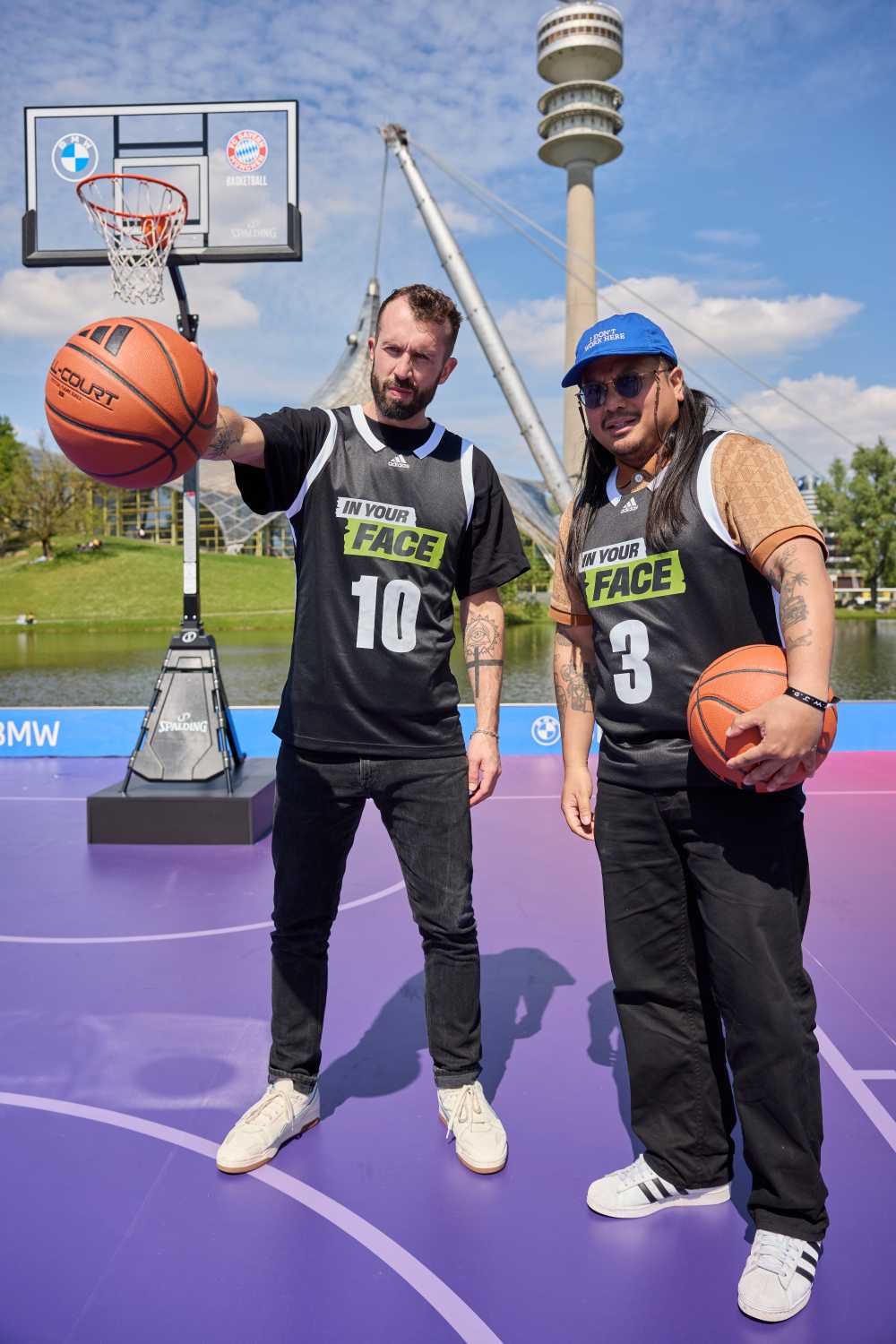 BMW Streetball auf dem Olympiasee - Basti Doreth, John Angulo.