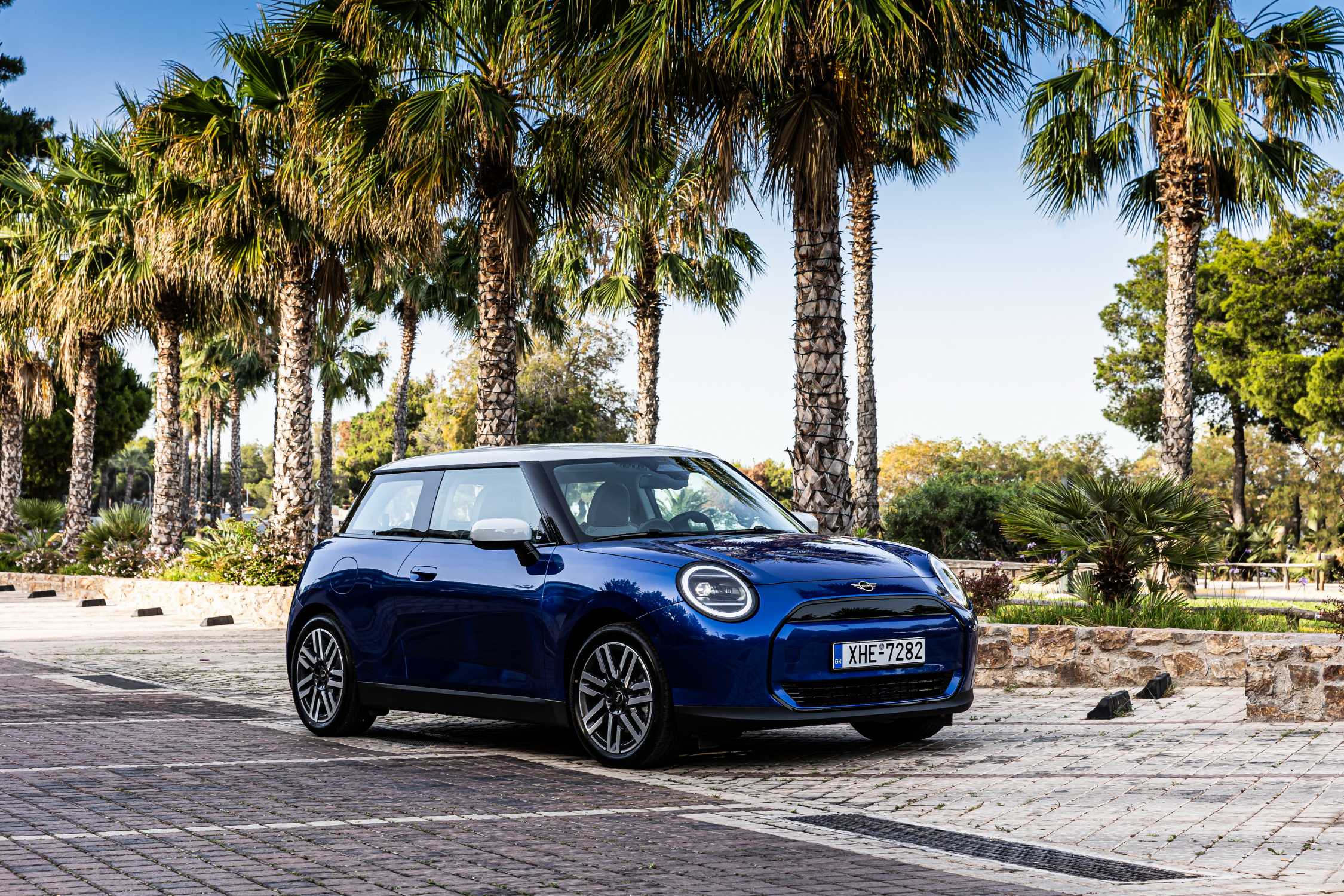 The new MINI Cooper E in Athens, Greece. (06/2024)