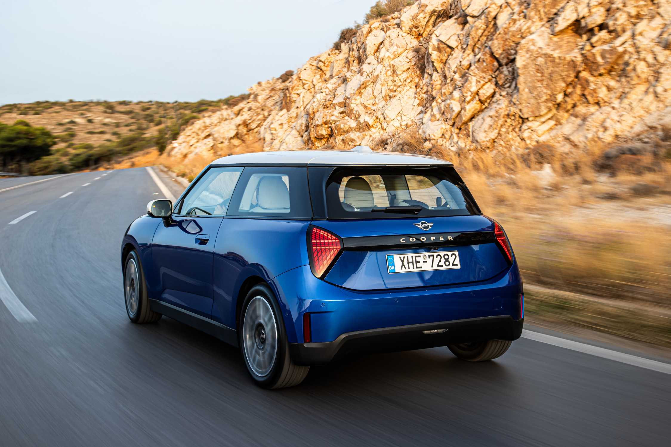 The new MINI Cooper E in Athens, Greece. (06/2024)