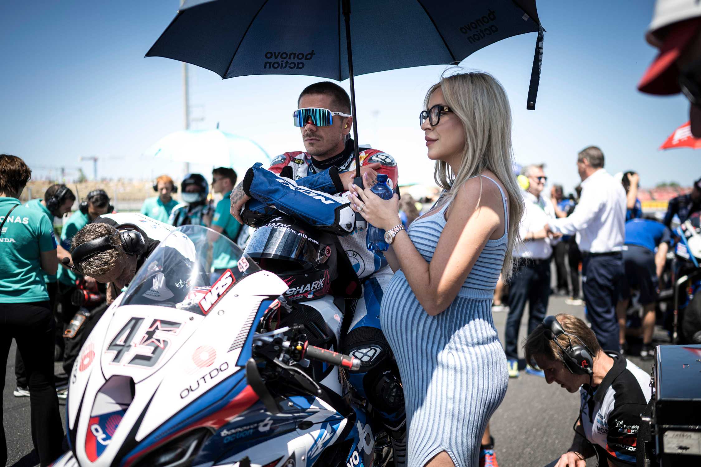 16th June 2024. Misano Adriatico (ITA). FIM Superbike World Championship. Bonovo MGM Racing, BMW ...