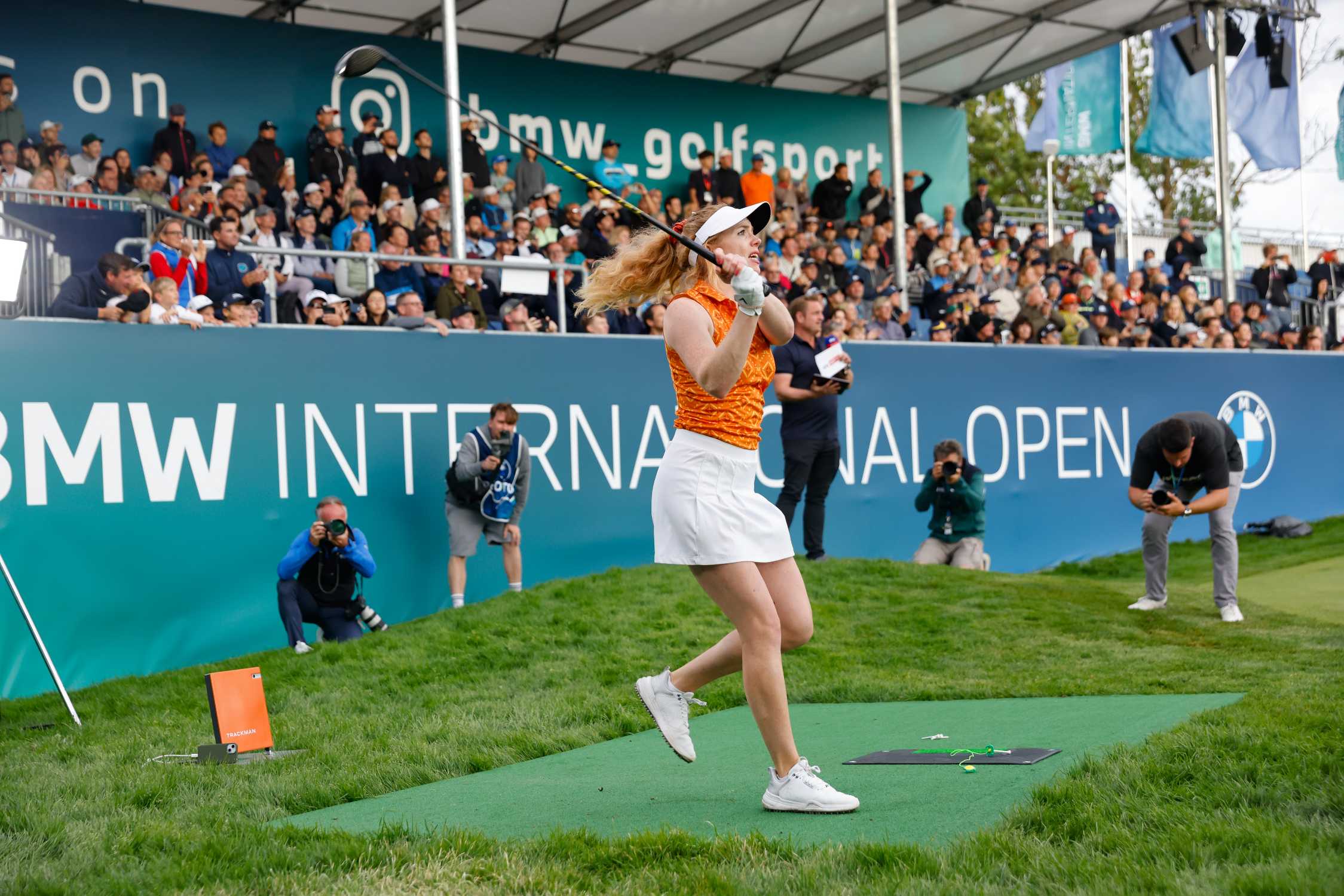 04th July 2024, BMW International Open, Longdrive Showevent, Sonya Knebel