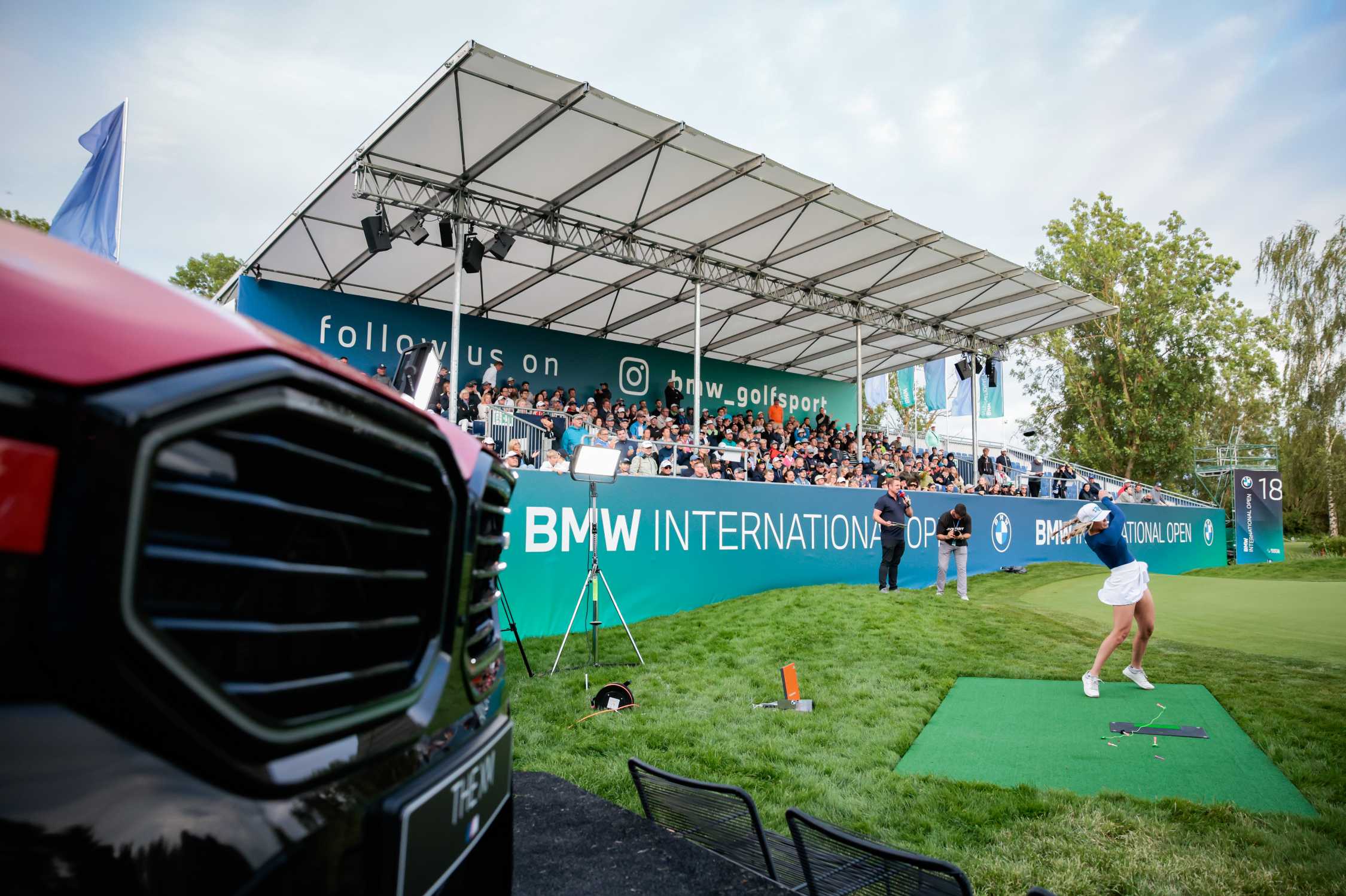 04th July 2024, BMW International Open, Longdrive Showevent, Gabi Powel
