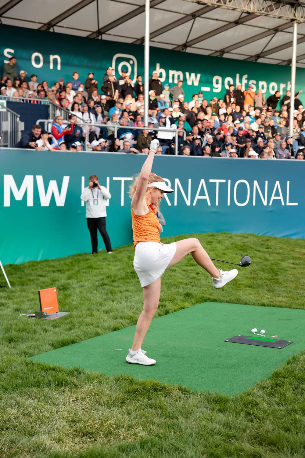 04th July 2024, BMW International Open, Longdrive Showevent, Sonya Knebel