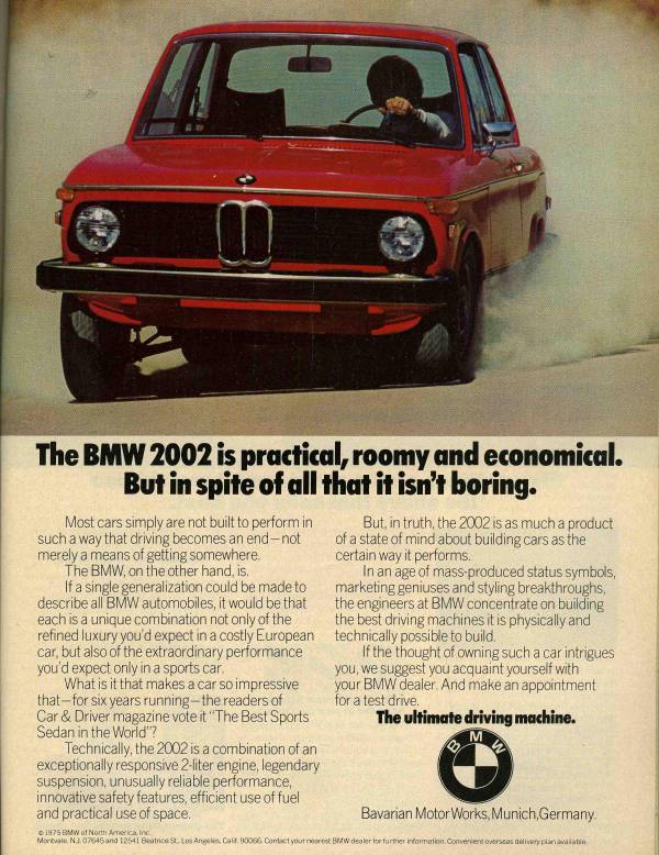 Chapter 6: “The Ultimate Ad Slogan: BMW becomes the Ultimate Driving ...