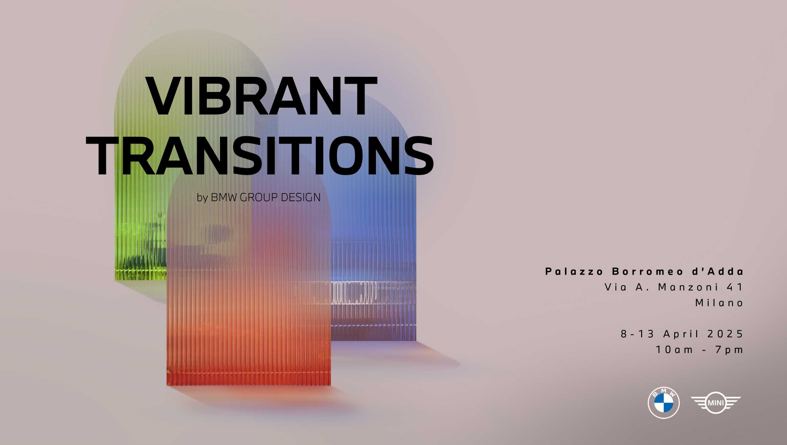 Key Visual VIBRANT TRANSITIONS by BMW Group Design