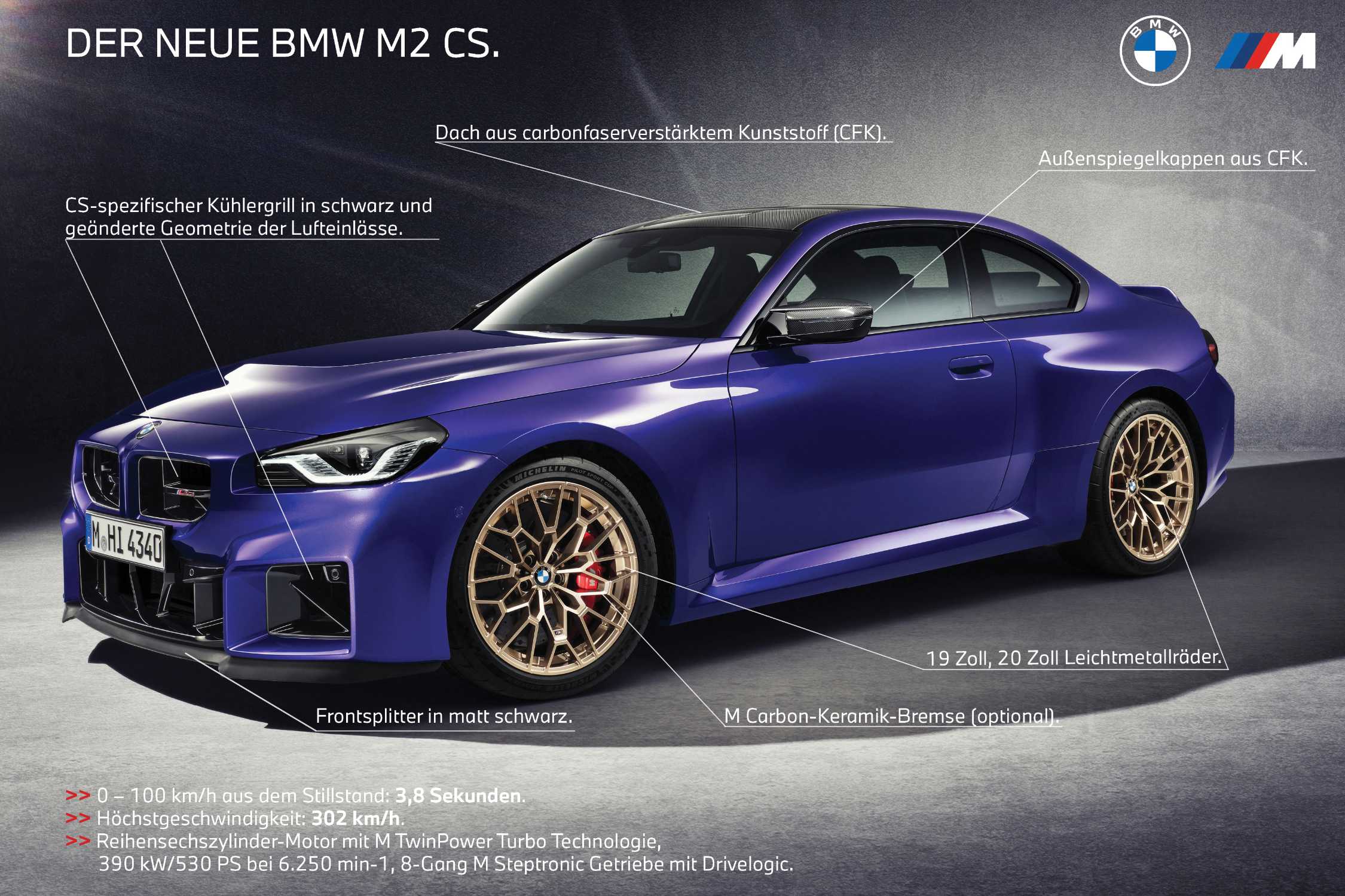 Der neue BMW M2 CS.