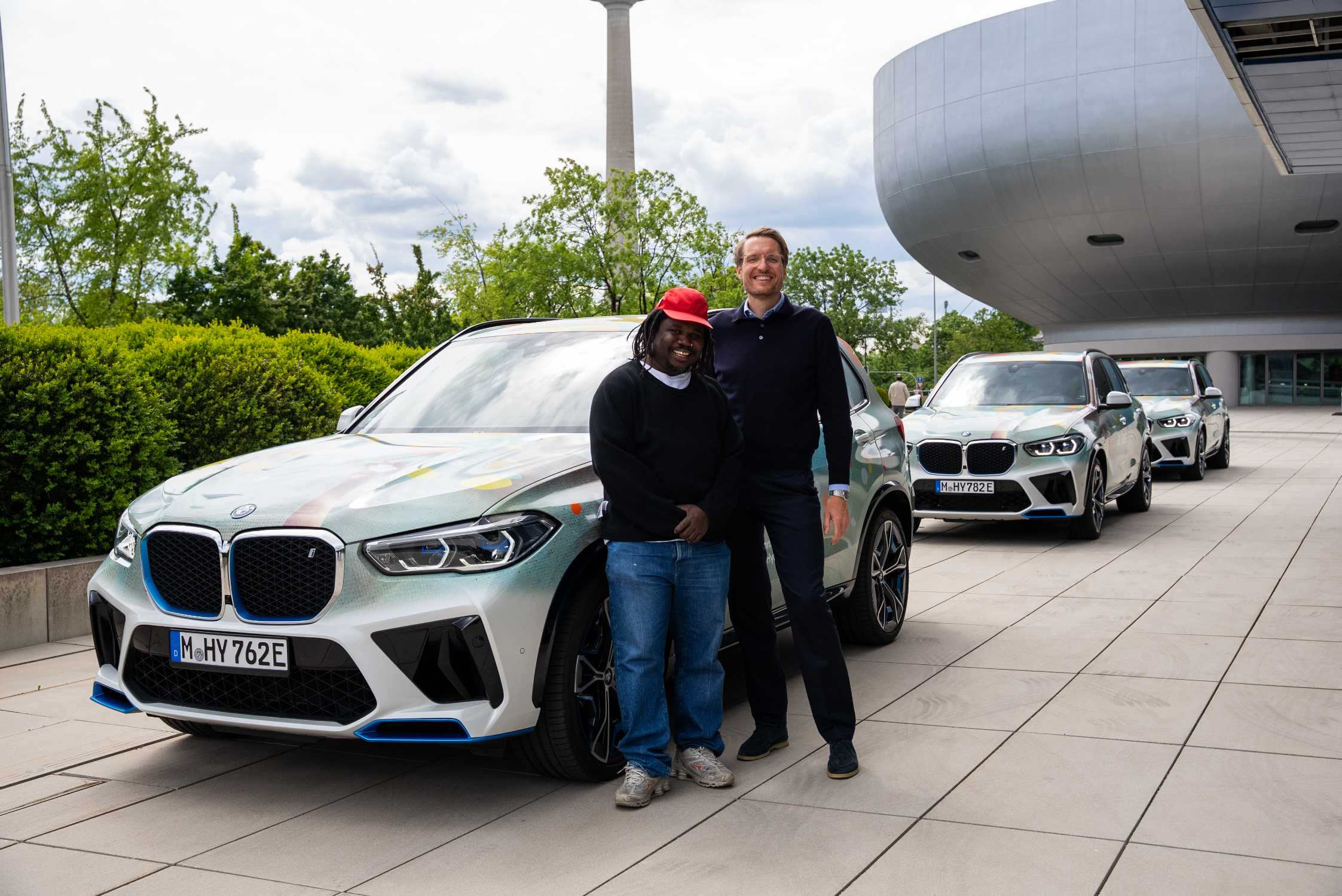 BMW Art Kollaboration mit Künstler Alvaro Barrington im Rahmen der Art Basel in Basel 2025 ...