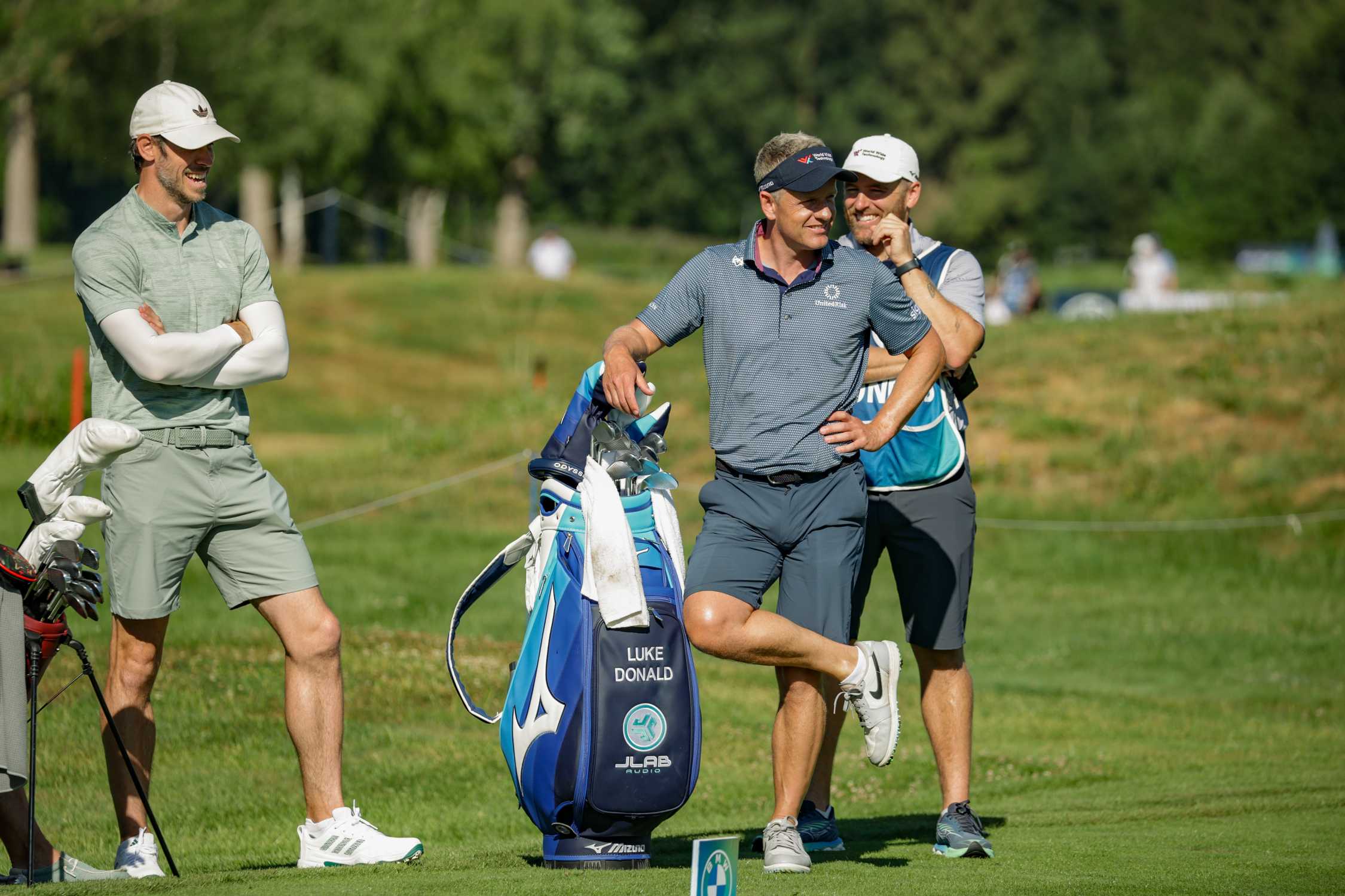 2nd July 2025, BMW International Open, Pro-Am, Gareth Bale, Luke Donald