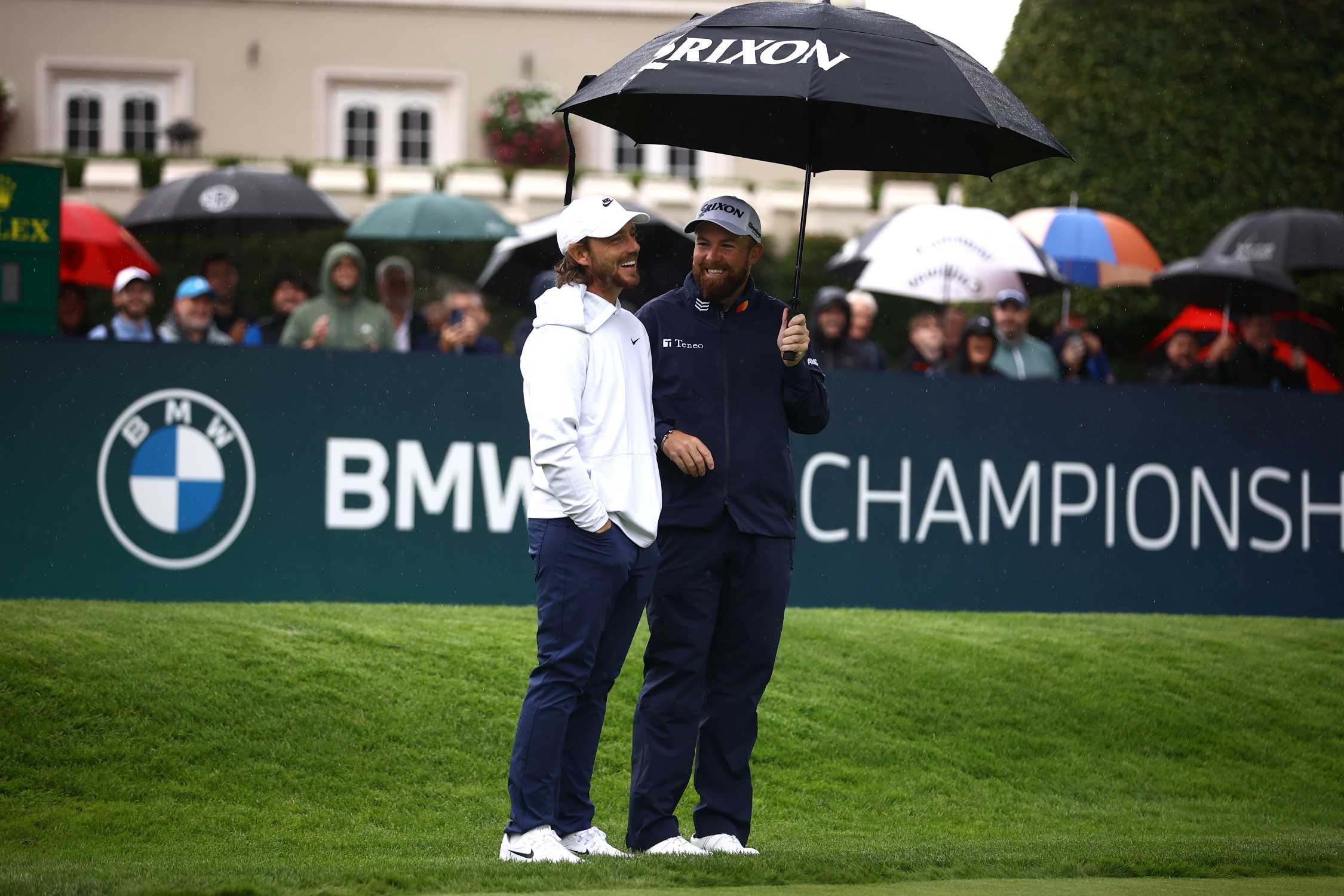 BMW PGA Championship 2025, Celebrity Pro-Am. Tommy Fleetwood, Shane Lowry.