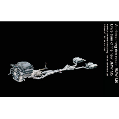 Drive train of the new BMW M5