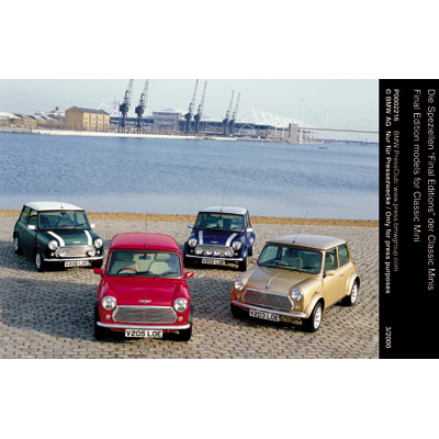 Final Edition models for Classic Mini