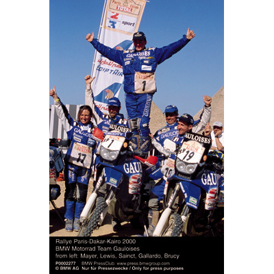 Rally Paris-Dakar-Kairo 2000 - BMW Motorcycle Team Gauloises - from ...
