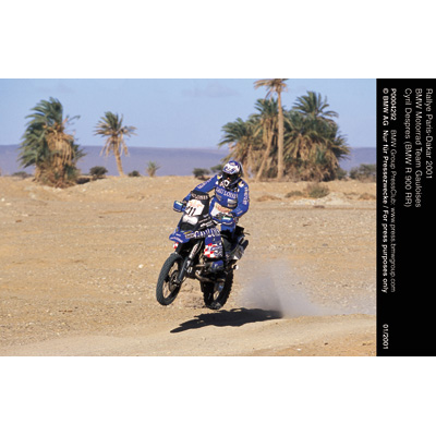 Rallye Paris Dakar 2001 - BMW Motorrad Team Gauloises - Cyril Despres ...