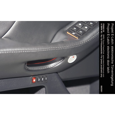 Project E-Latch: electronic door latch (08/2001)