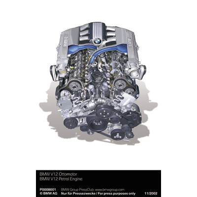 BMW V12 Petrol Engine (11/2002)