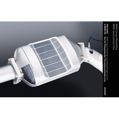 BMW diesel particle filter (09/2003)