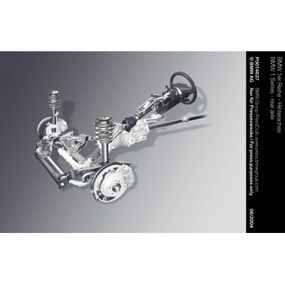 BMW 1 Series. Rear axle (05/2004)