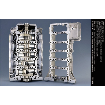 Crankcase with crankshaft and bed plate (right) (06/2004)