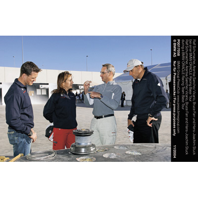 Ralf Schumacher, Arantxa Sanchez Vicario, Bruce Farr und Hans-Joachim ...