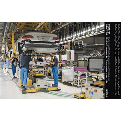 BMW Dingolfing Plant, Production BMW 7 Series. Drivetrain assembly (05/ ...
