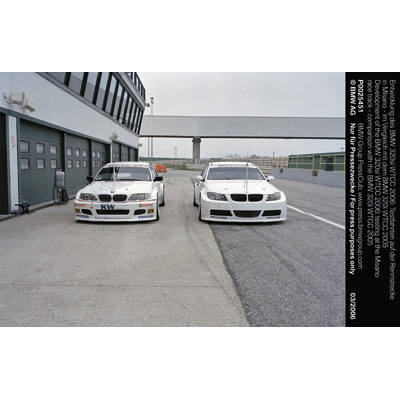 Development of the BMW 320si WTCC 2006: testing at the Misano race ...
