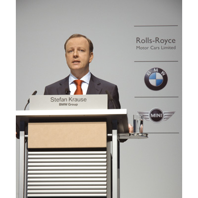 Stefan Krause, Member of the Board of Management of BMW AG, Finance ...