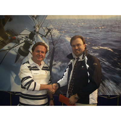 Harald Geck, President of the Upper Austria Sailing Association, and Dr ...
