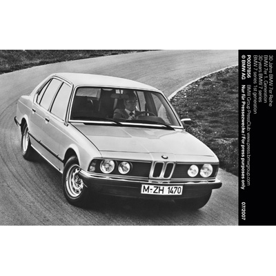 40 years BMW 7 series - BMW 7 series 1st generation (07/2007)