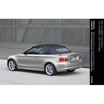 The new BMW 123d Convertible. (07/2008)