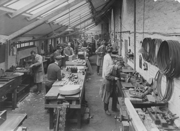 Pattern making in the Foundry.